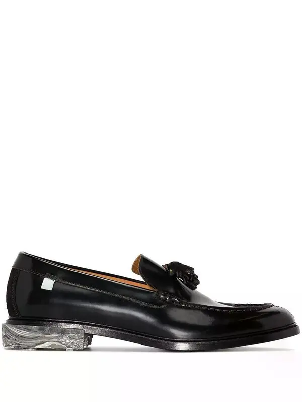 Off-White Tassel Marbled Sole Loafers