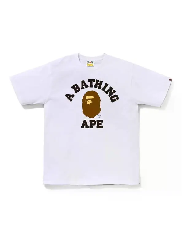 A BATHING APE Short Sleeve College Tee