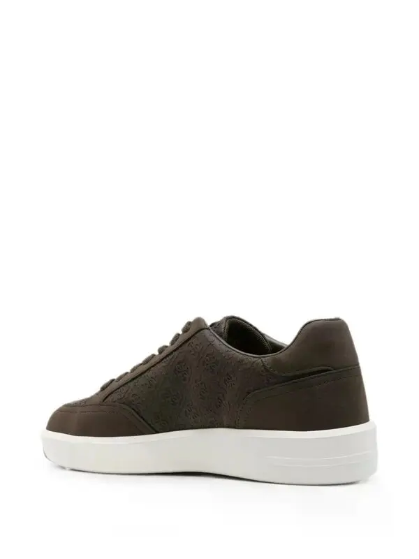 Guess Logo-embossed Leather Sneakers