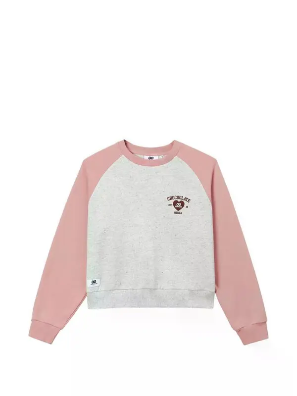 CHOCOOLATE Logo Print Raglan Sleeve Sweater