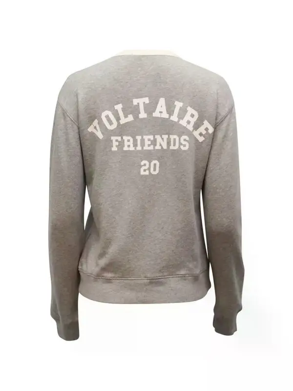 Zadig&Voltaire Watson Logo Print Sweater