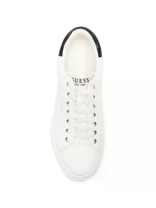 Guess Paneled Leather Sneakers