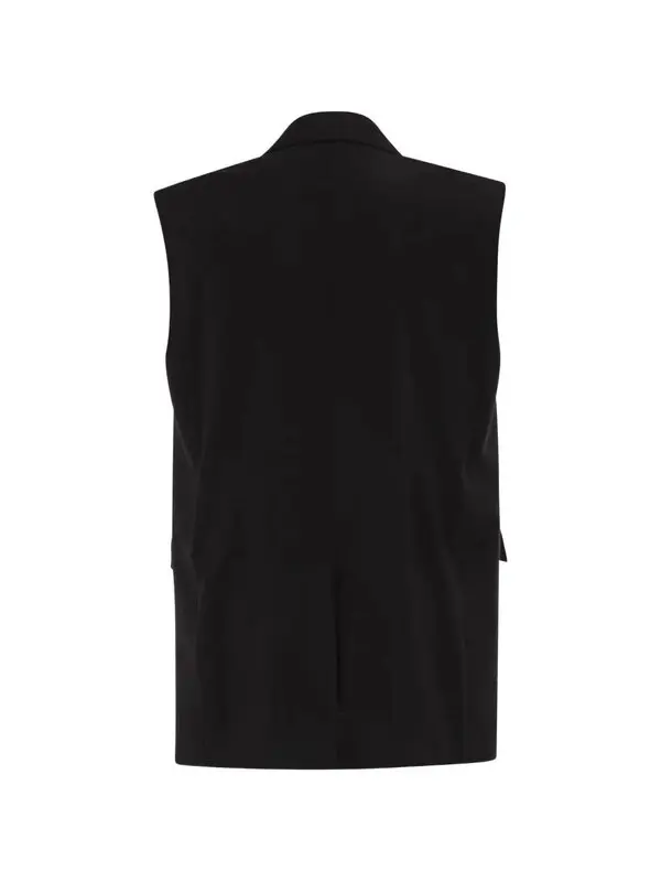 Max Mara Sleeveless Wool Jacket