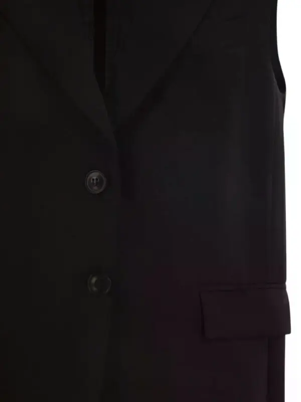 Max Mara Sleeveless Wool Jacket