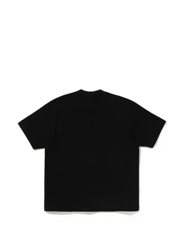 A BATHING APE Hybric Camo College Relaxed-fit T-shirt - Black