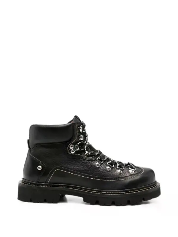 Dsquared2 Canadian Lace-up Leather Boots
