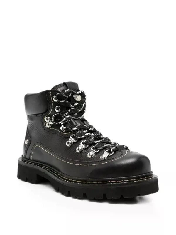Dsquared2 Canadian Lace-up Leather Boots