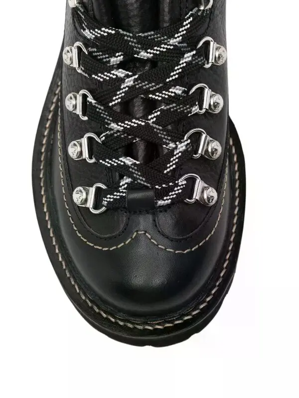 Dsquared2 Lace-up Leather Boots - Black