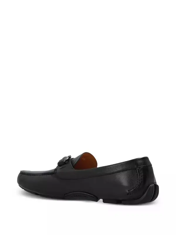 FERRAGAMO Gancini Ornament Driver Loafers