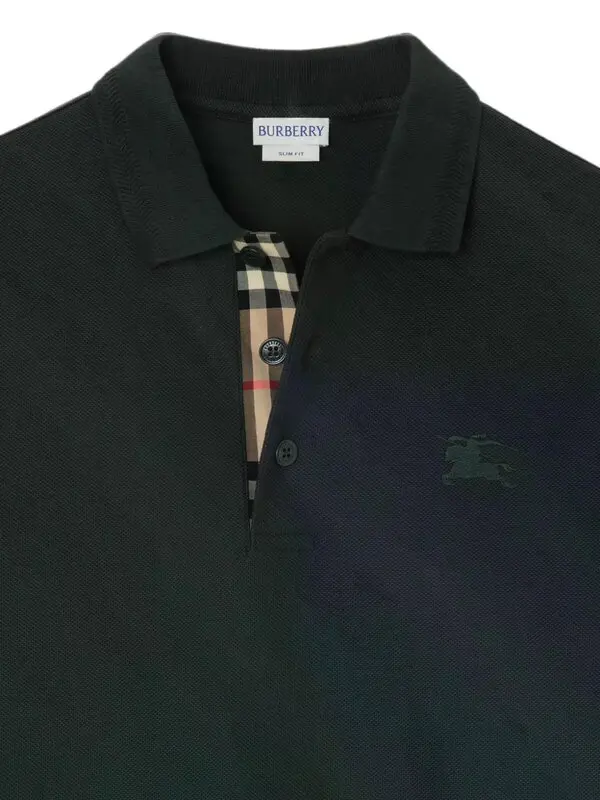Burberry Long-sleeve Cotton Polo Shirt