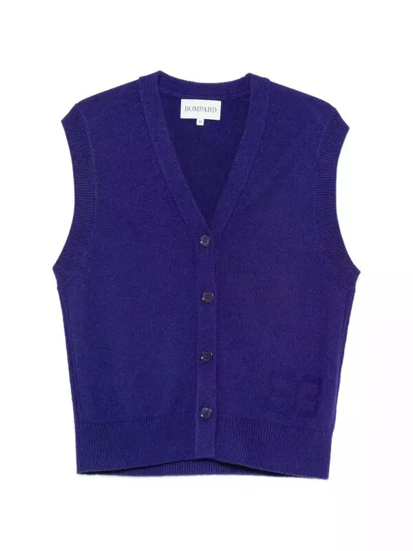 Eric Bompard Sleeveless V-neck Cardigan