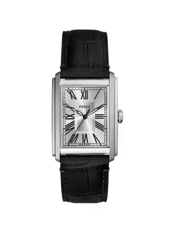 Fossil Carraway 30mm Leather Watch