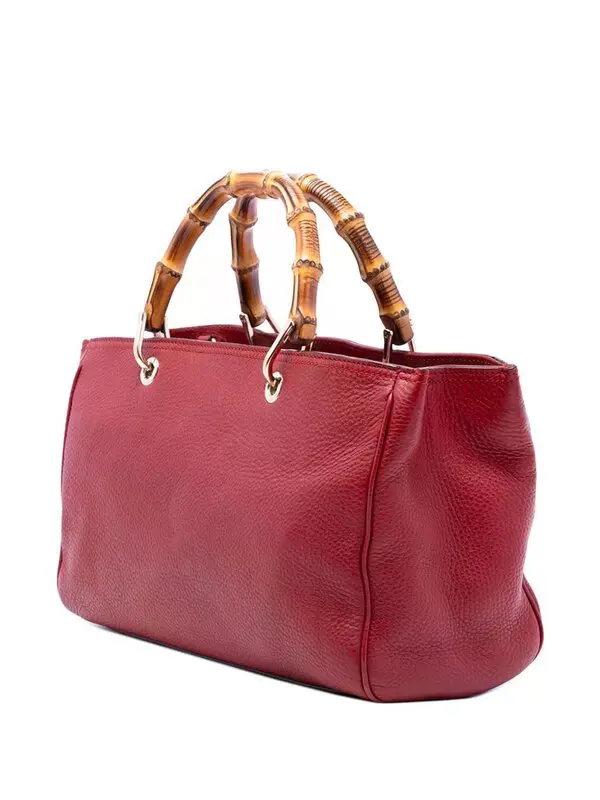 Gucci 2016-2026 Medium Calfskin Bamboo Shopper Satchel