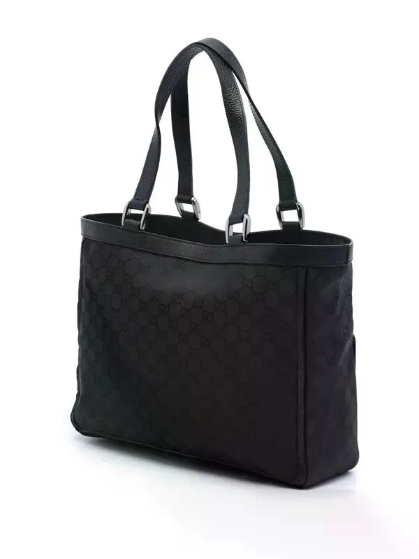 Gucci Gg Nylon Abbey D Ring Pocket Tote Bag