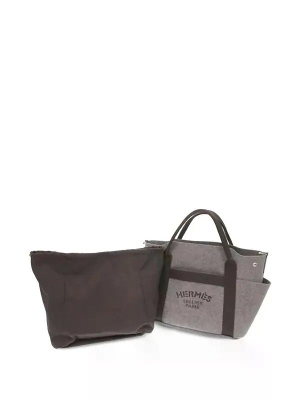 Hermès Feutre Sac De Pansage Groom Satchel