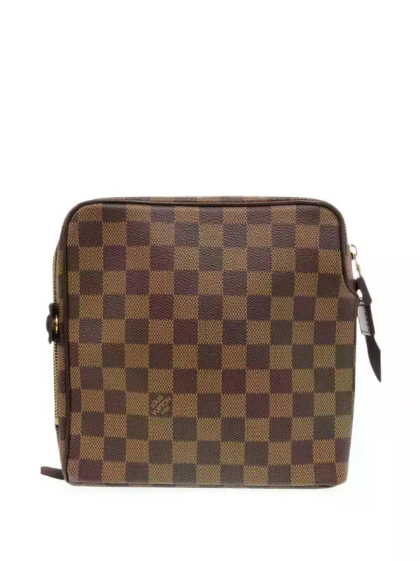LOUIS VUITTON Damier Ebene Olav Pm Crossbody Bag