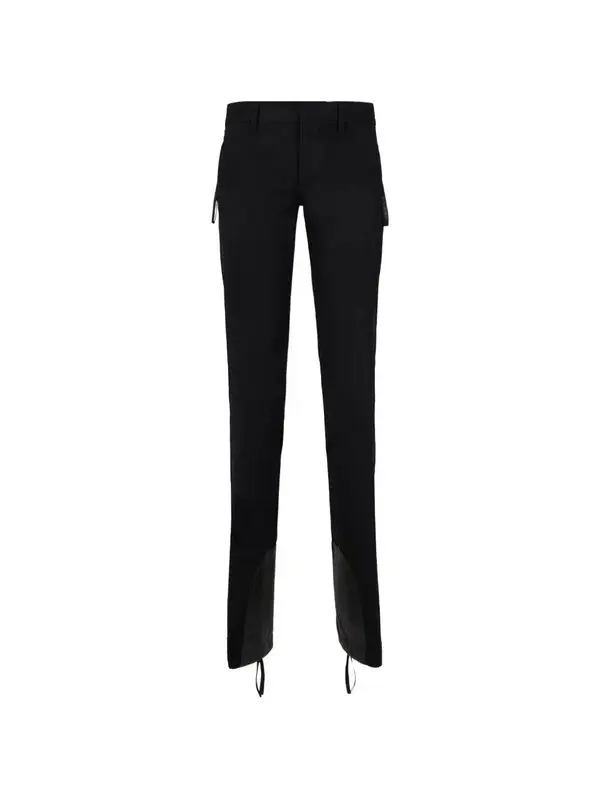 Dsquared2 Snow-tech Panelled Virgin Wool Trousers - Black