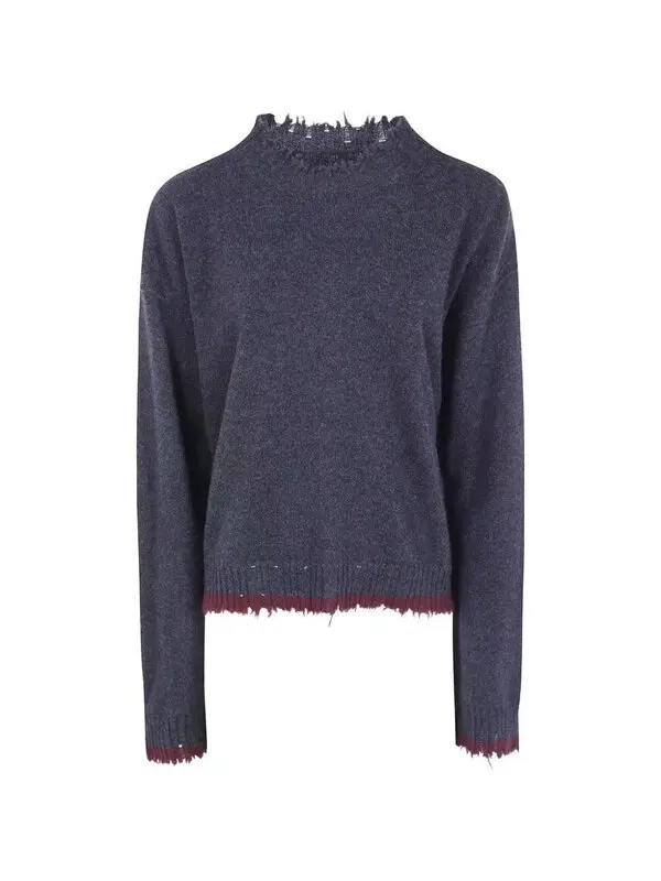 UMA WANG Distressed Cashmere Sweater