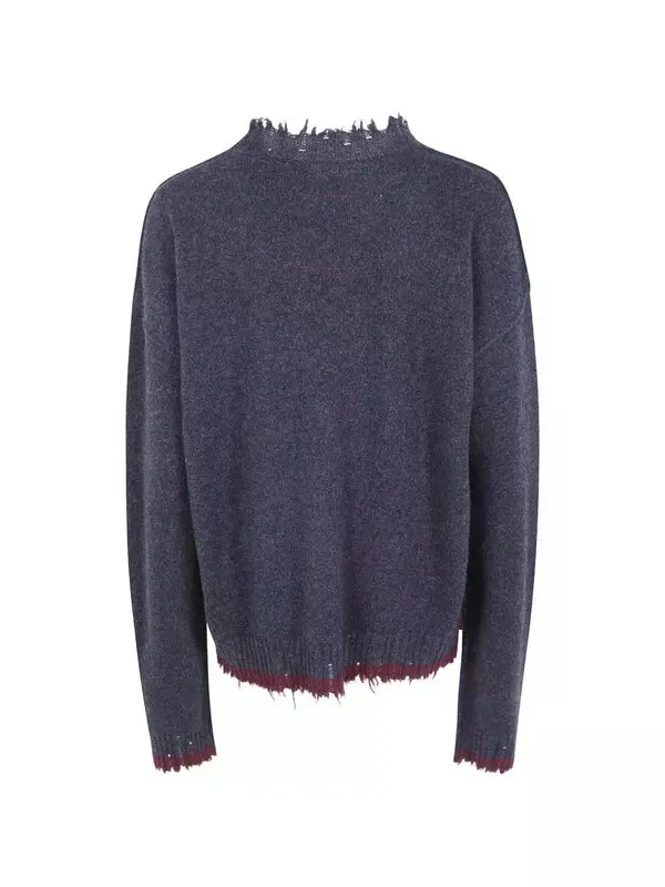 UMA WANG Distressed Cashmere Sweater