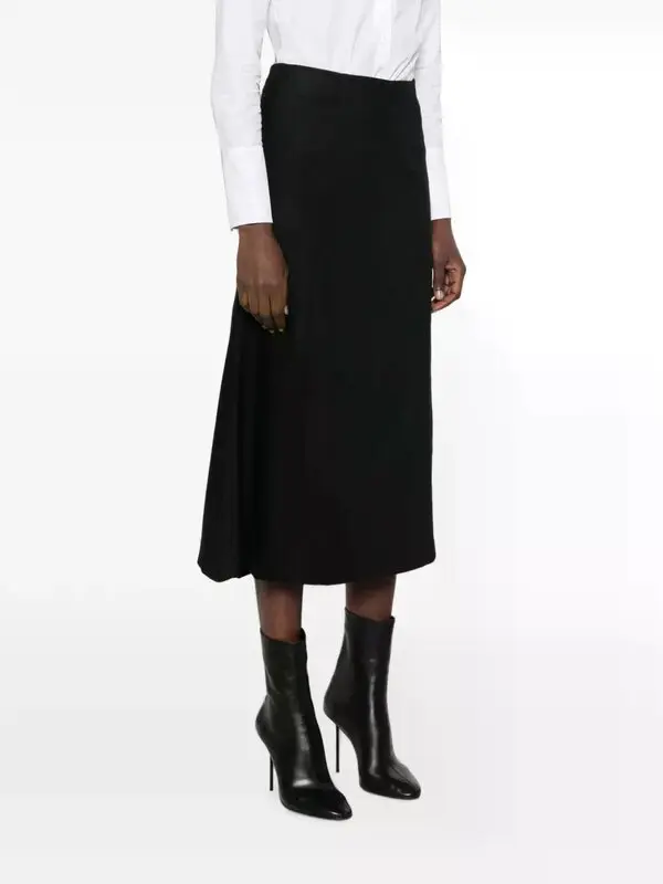 THELATEST Panelled Flared Midi Skirt