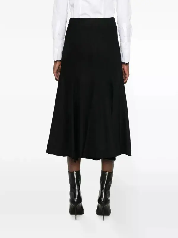THELATEST Panelled Flared Midi Skirt