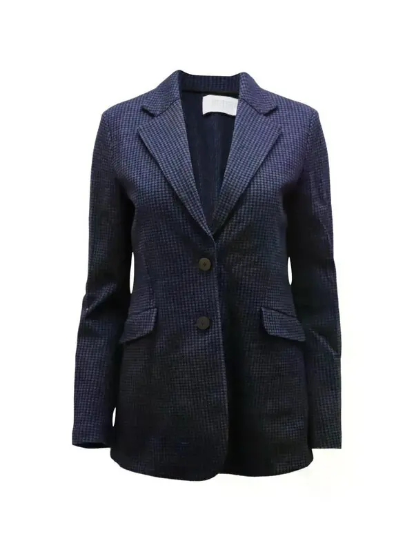Harris Wharf London Houndstooth Wool Blazer