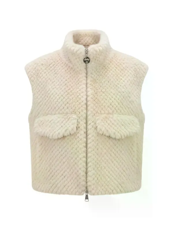 HIGH SOCIETY Alea Faux-fur Gilet