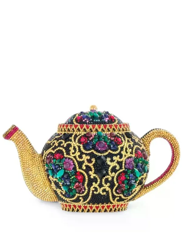 Judith Leiber Jasmine Teapot Crystal-embellished Tote Bag