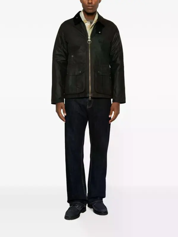 Barbour Wax Finish Corduroy Collar Jacket