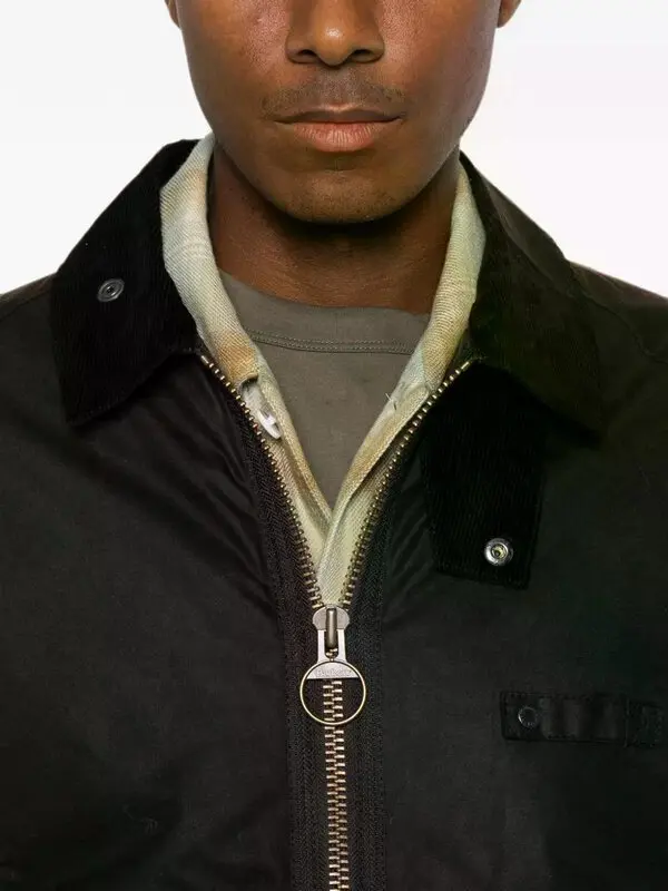 Barbour Wax Finish Corduroy Collar Jacket