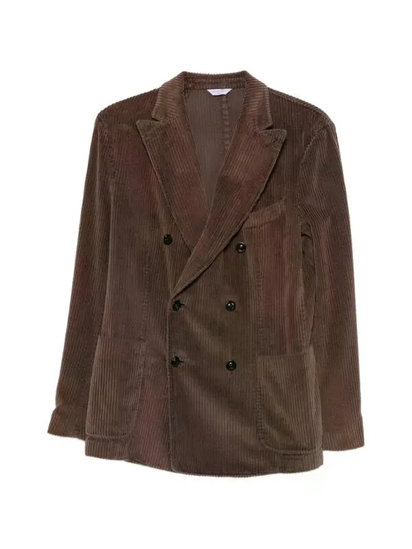 Boglioli Double-breasted Corduroy Jacket