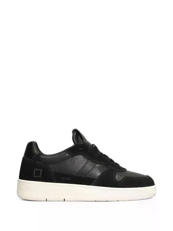 D.a.t.e. Court 2.0 Perforated Panelled Sneakers - Black