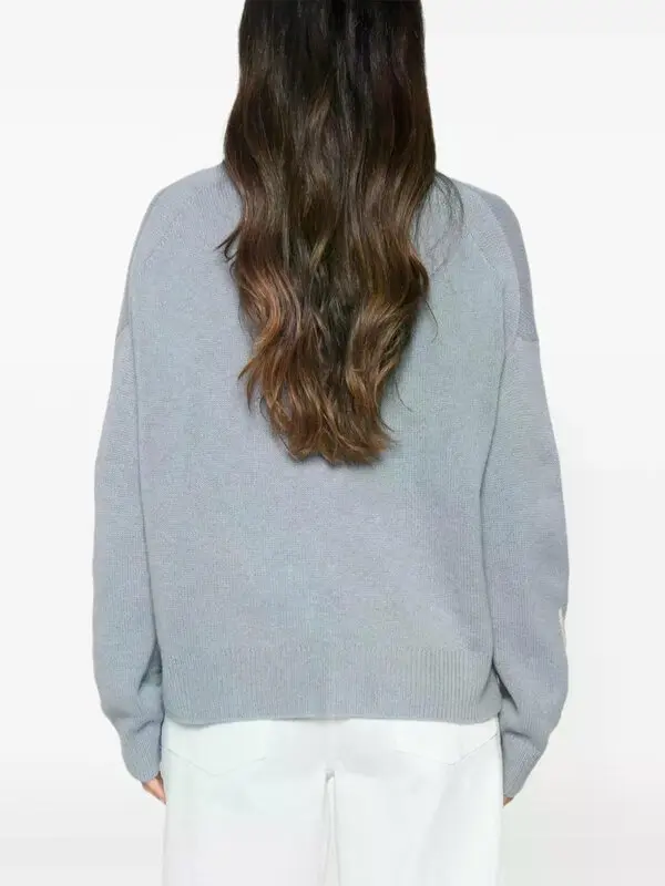 Eric Bompard Cashmere Jersey Knit Crew Neck Sweater