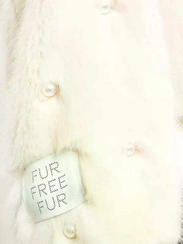 Stella McCartney Embellished Faux Fur Bomber Jacket