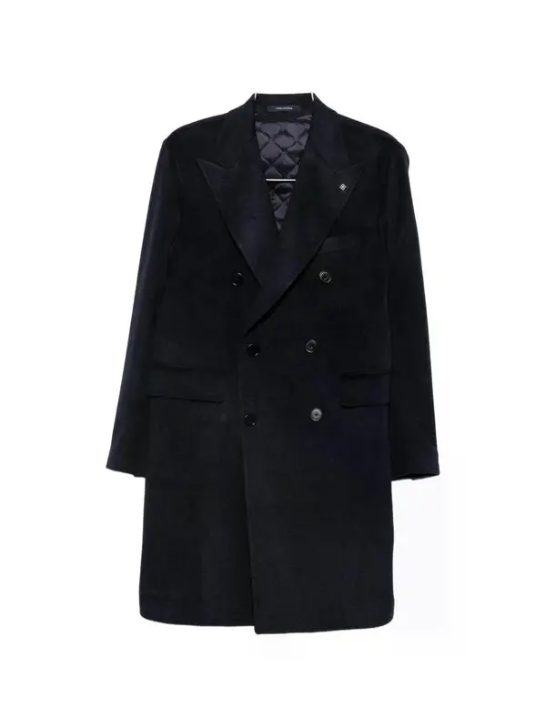 Tagliatore Double-breasted Peak-lapel Coat