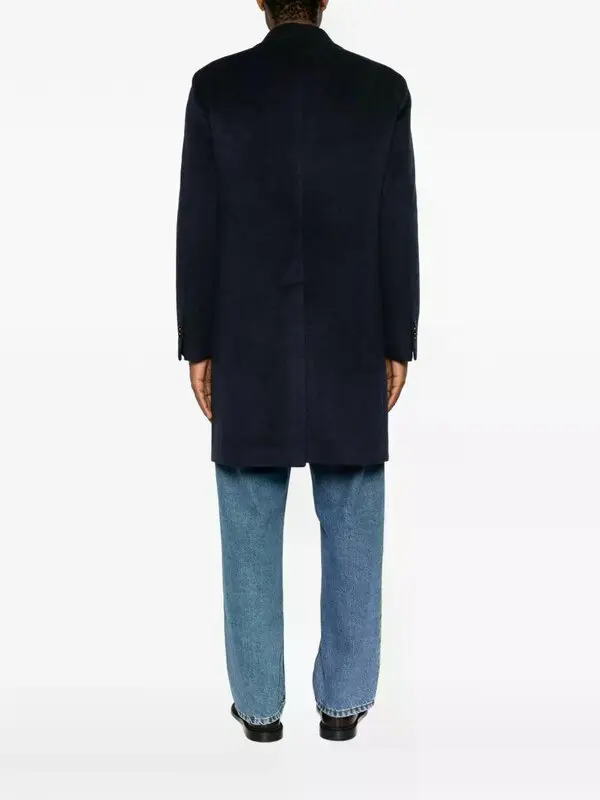Tagliatore Double-breasted Peak-lapel Coat