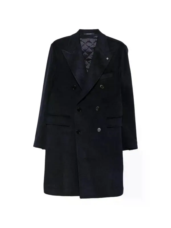 Tagliatore Double-breasted Peak-lapel Coat