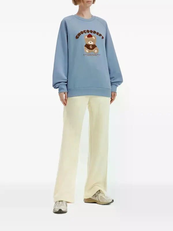 CHOCOOLATE Corduroy Effect Wide-leg Trousers