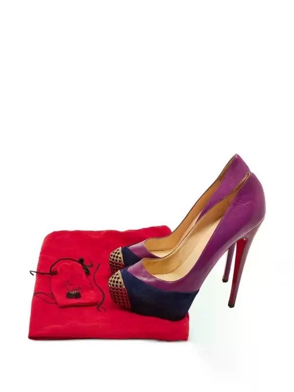 CHRISTIAN LOUBOUTIN Maggie Cap-toe Platform Pumps