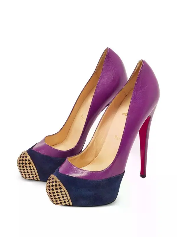 CHRISTIAN LOUBOUTIN Maggie Cap-toe Platform Pumps