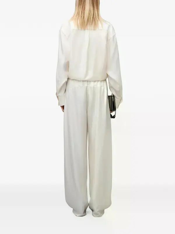 Alexander Wang Mid-rise Satin Track Pants