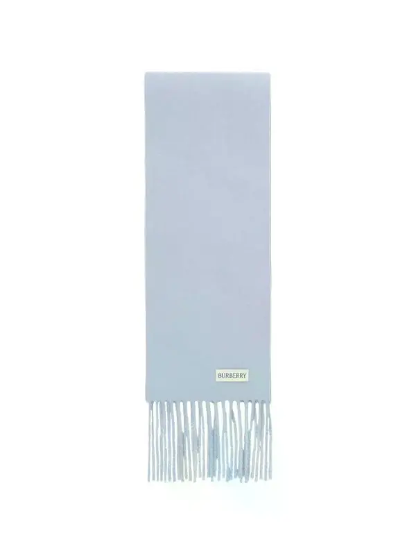 Burberry Narrow Check-label Cashmere Scarf