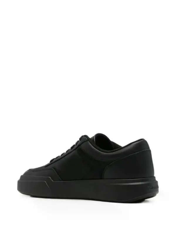 Calvin Klein Logo-print Leather Sneakers