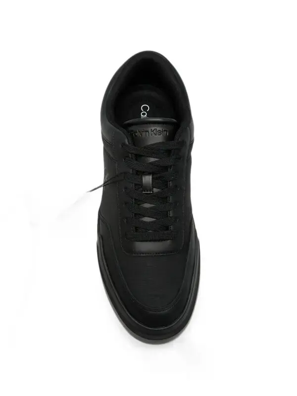 Calvin Klein Logo-print Leather Sneakers