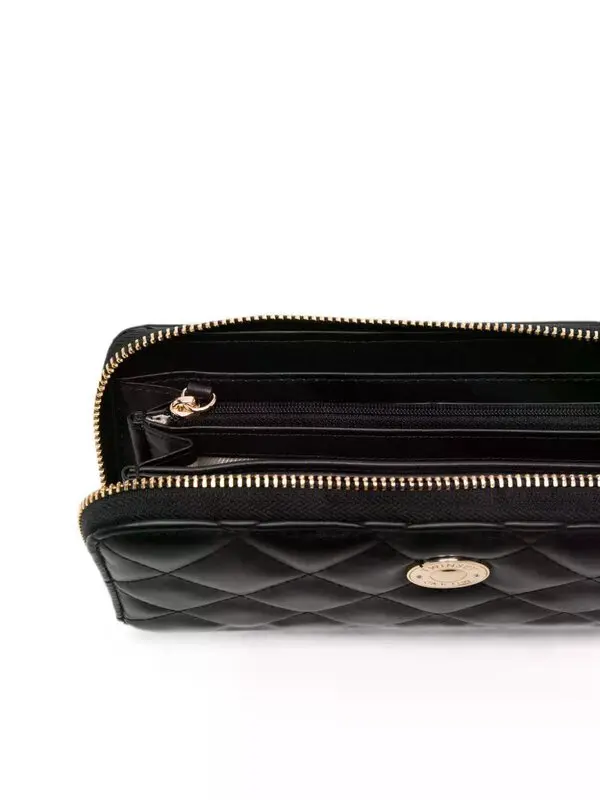 TWINSET Quilted Logo-plaque Wallet