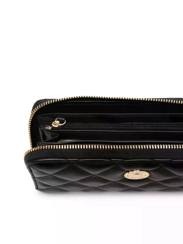 TWINSET Quilted Logo-plaque Wallet