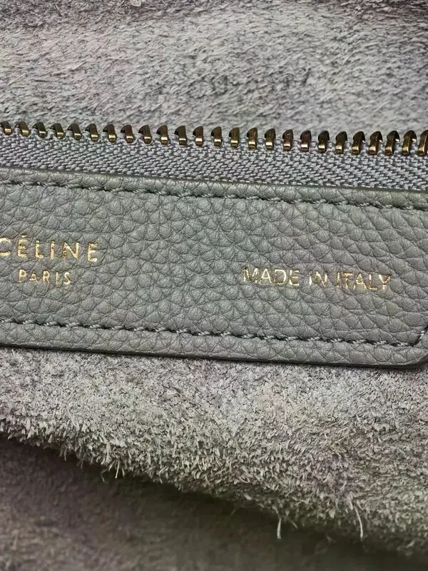 Celine Luggage Micro Tote Bag - Grey