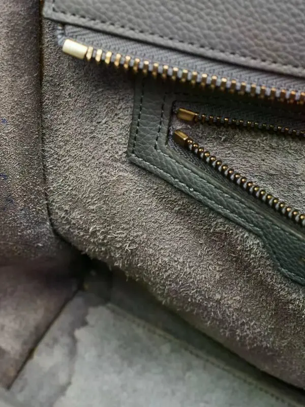 Celine Luggage Micro Tote Bag - Grey