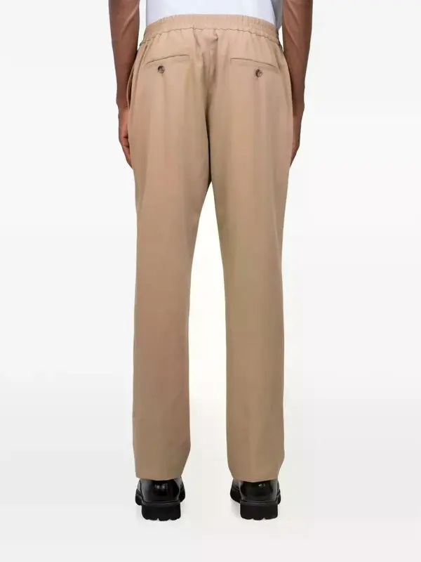 AMI Paris Elasticated-waist Wool Trousers