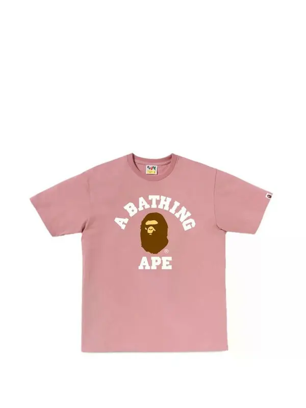 A BATHING APE Short Sleeve College Tee